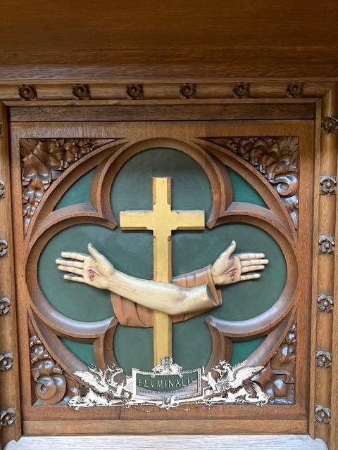 1 Gothic - style Altar Solid Oak Dimensions Without Steps. - Antique ...