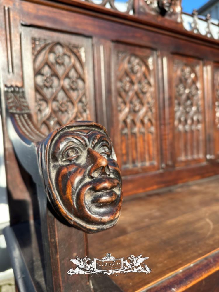 1 Gothic - Style Bench - Tables & Seats & Cabinets & Benches & Gothic ...