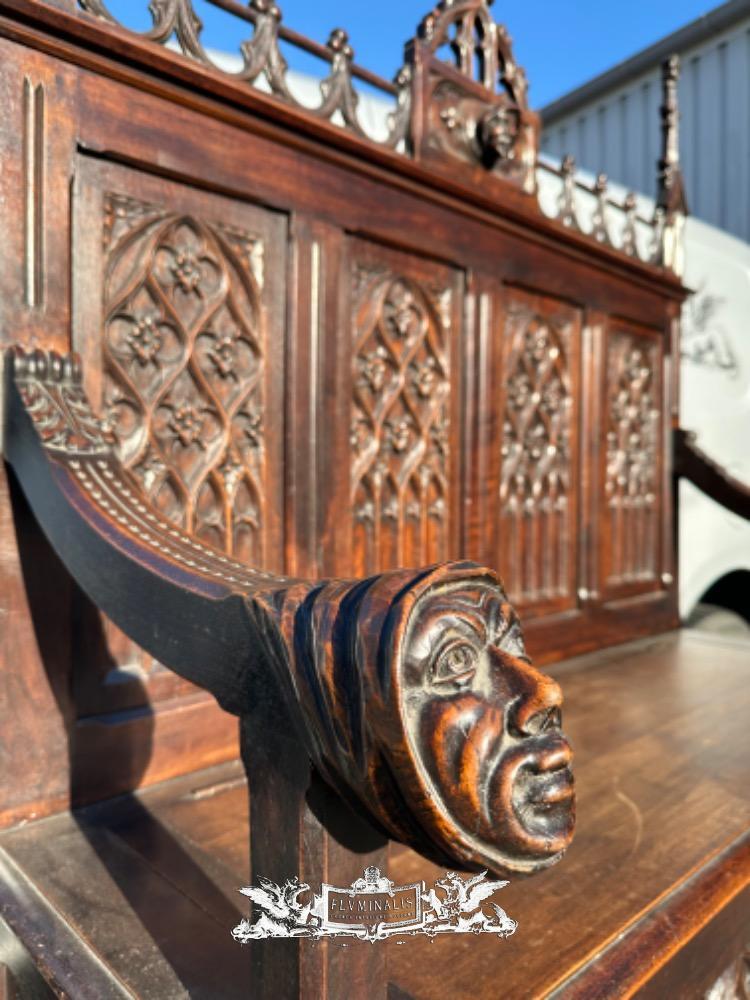 1 Gothic - Style Bench - Tables & Seats & Cabinets & Benches & Gothic ...