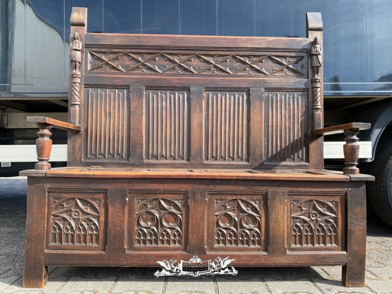 1 Gothic - style Bench - Tables & Seats & Cabinets & Benches & Gothic ...