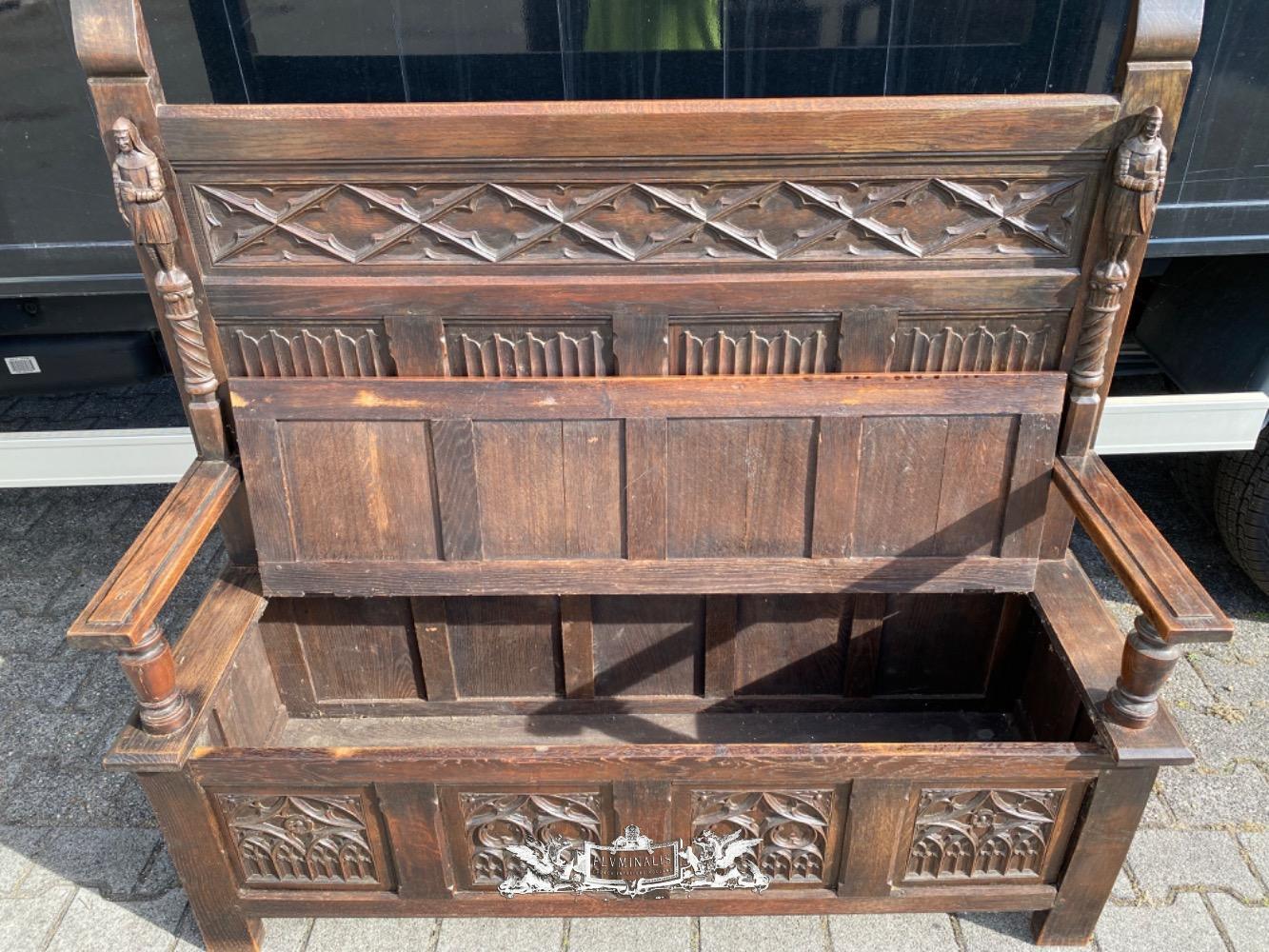 1 Gothic - style Bench - Tables & Seats & Cabinets & Benches & Gothic ...