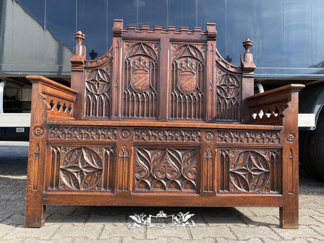 1 Gothic - style Bench - Tables & Seats & Cabinets & Benches & Gothic ...