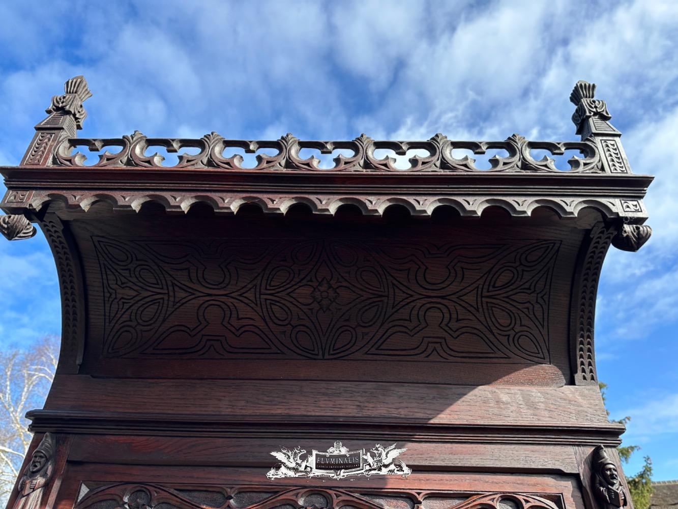 1 Gothic - Style Bishop Seat - Tables & Seats & Cabinets & Benches ...