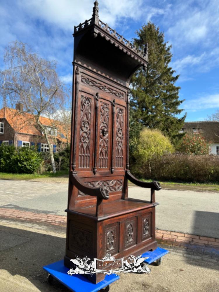1 Gothic - Style Bishop Seat - Tables & Seats & Cabinets & Benches ...