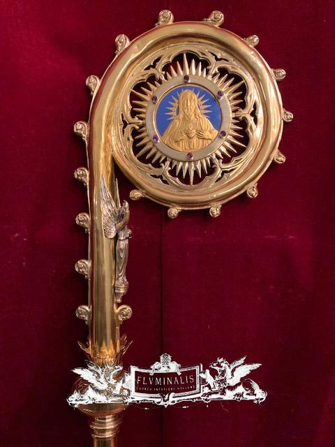 1 Gothic - style Bishop - Staff - Odds & Exentrics. - Fluminalis
