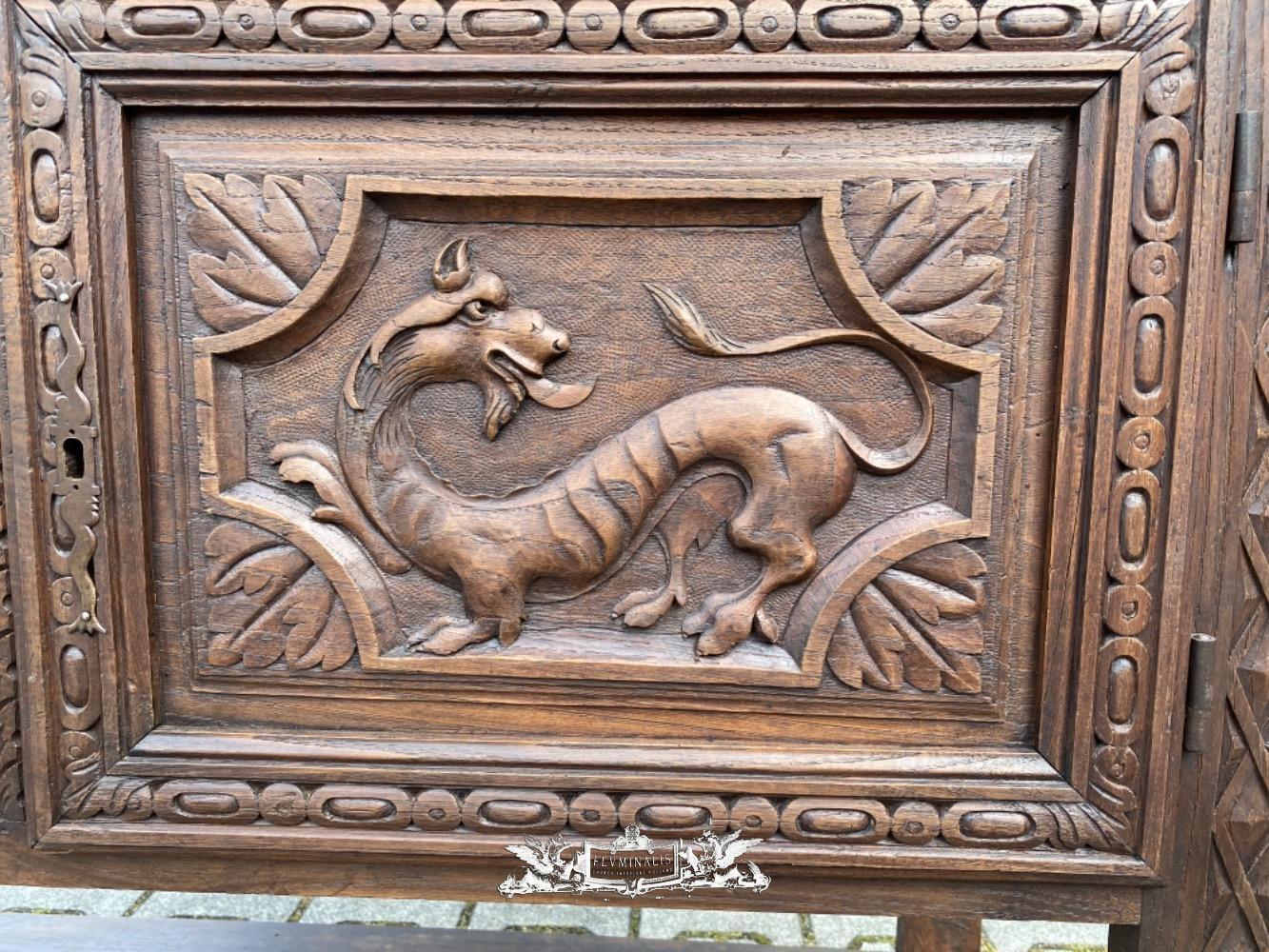 1 Gothic - style Cabinet / Dresser - Tables & Seats & Cabinets ...