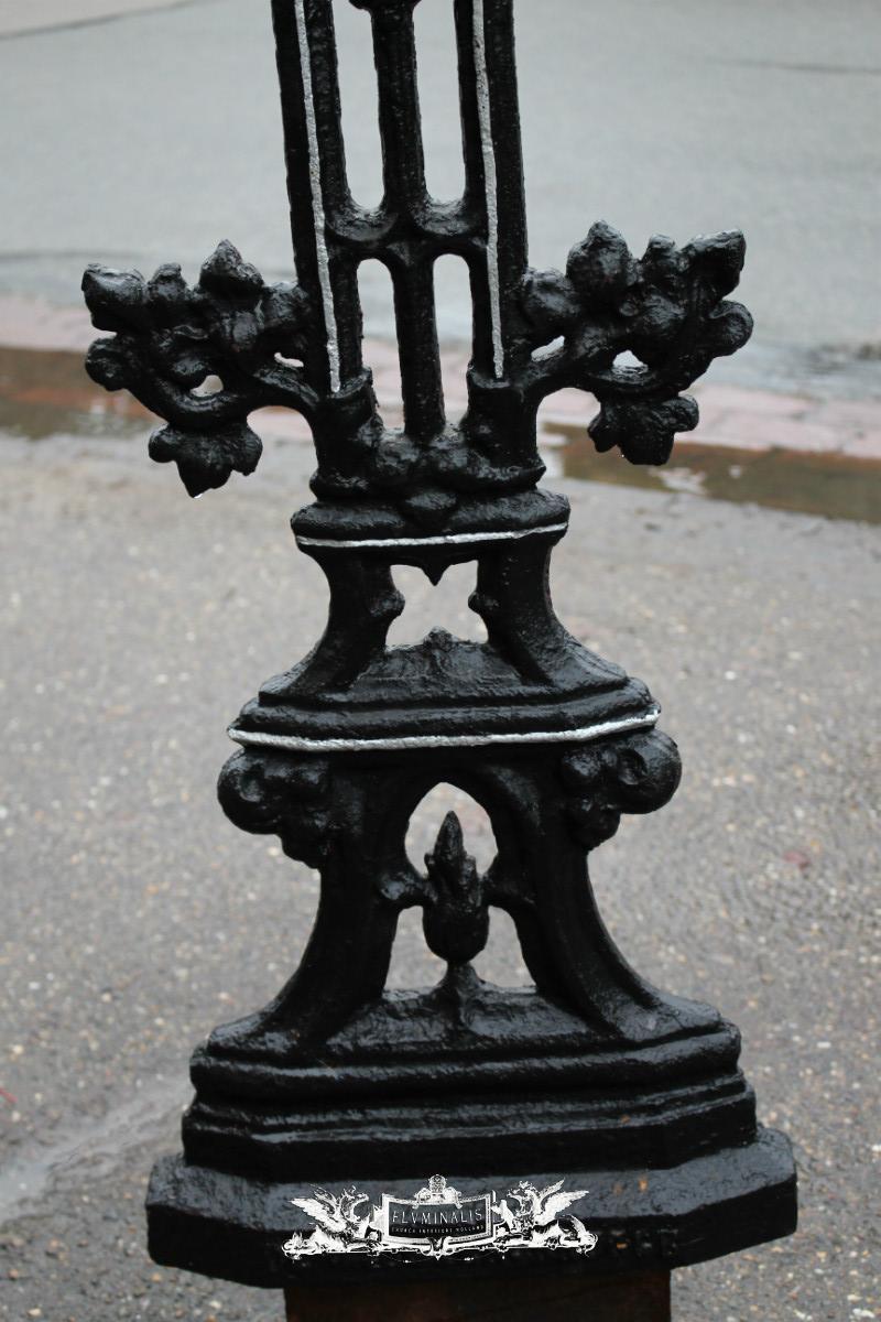 1 Gothic - style Cross From Graveyard - Cast Iron Statues & Vases ...