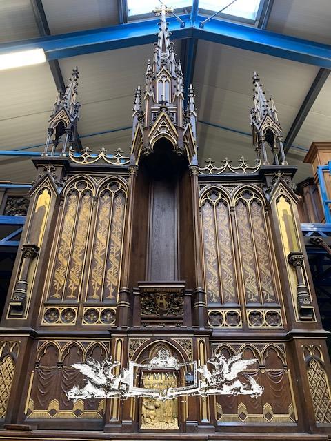 1 Gothic - style Exceptional Altar - Antique Church Altars & Altar ...