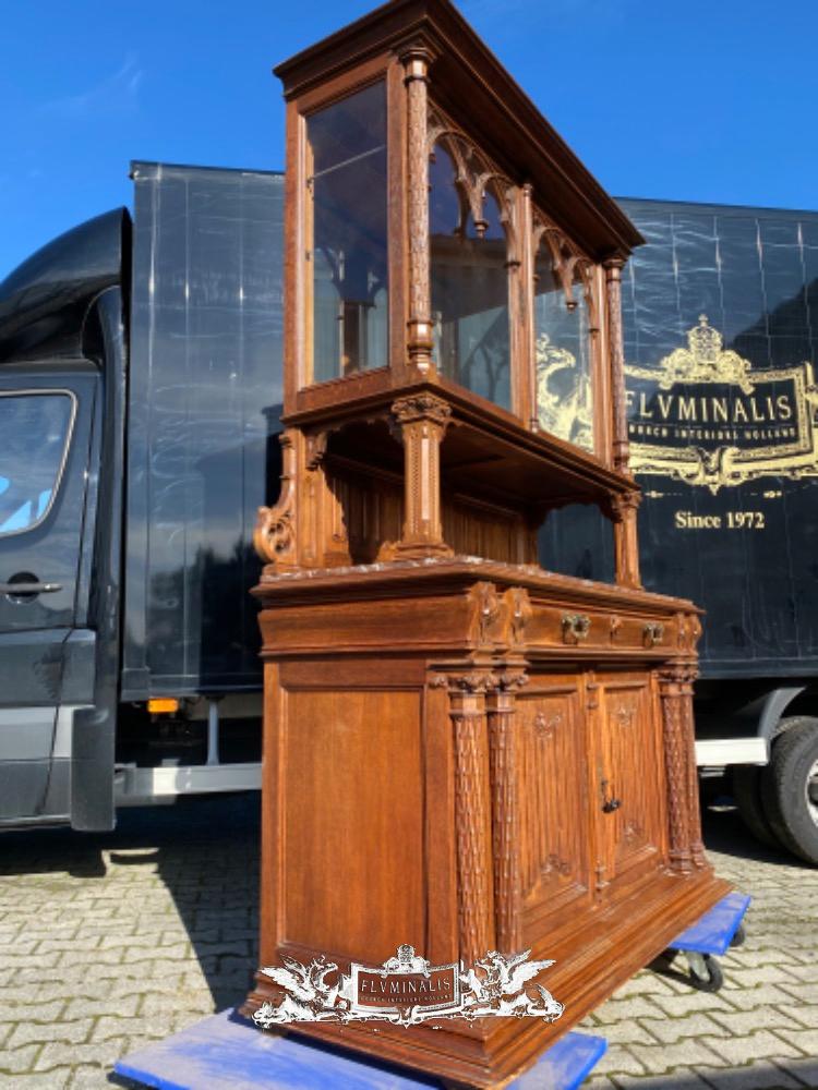 1 Gothic - style Gothic - Style - Display Cabinet - Tables & Seats ...