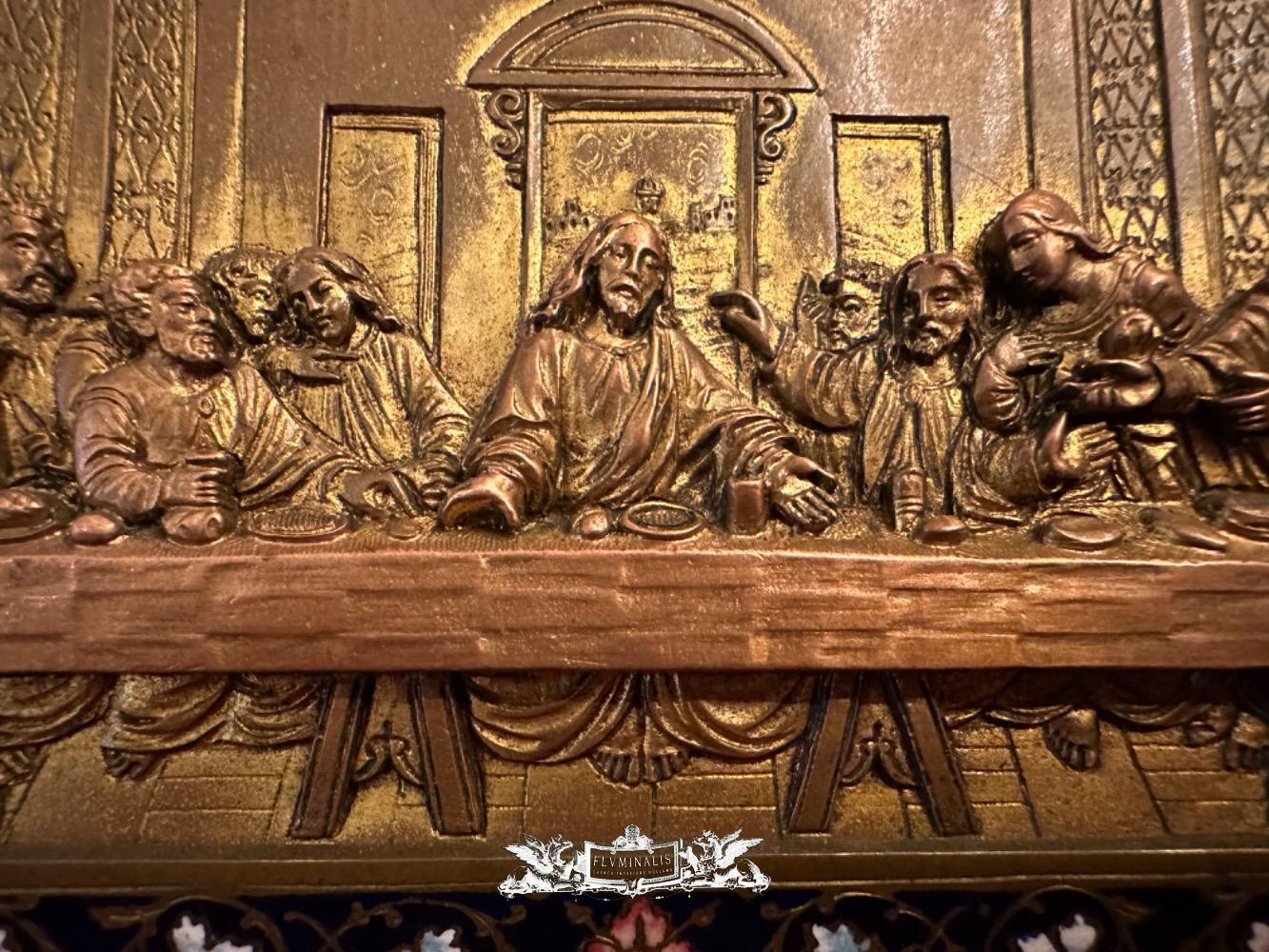 1 Gothic - Style Relief Last Supper - New Arrivals 2023 - Fluminalis