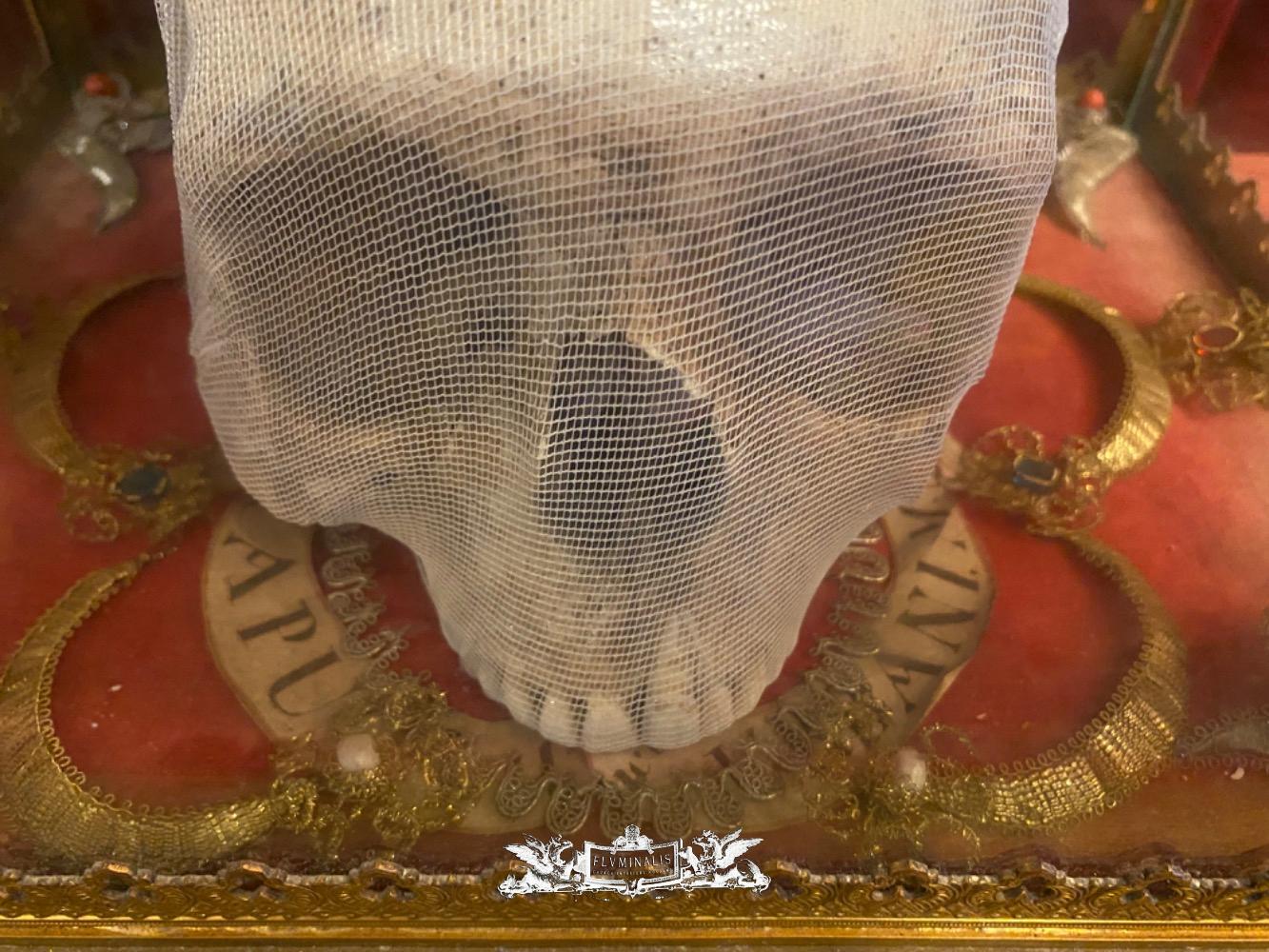 1 Gothic - style Reliquary - Relic Caput ( Skull ) St. Urbani M ...