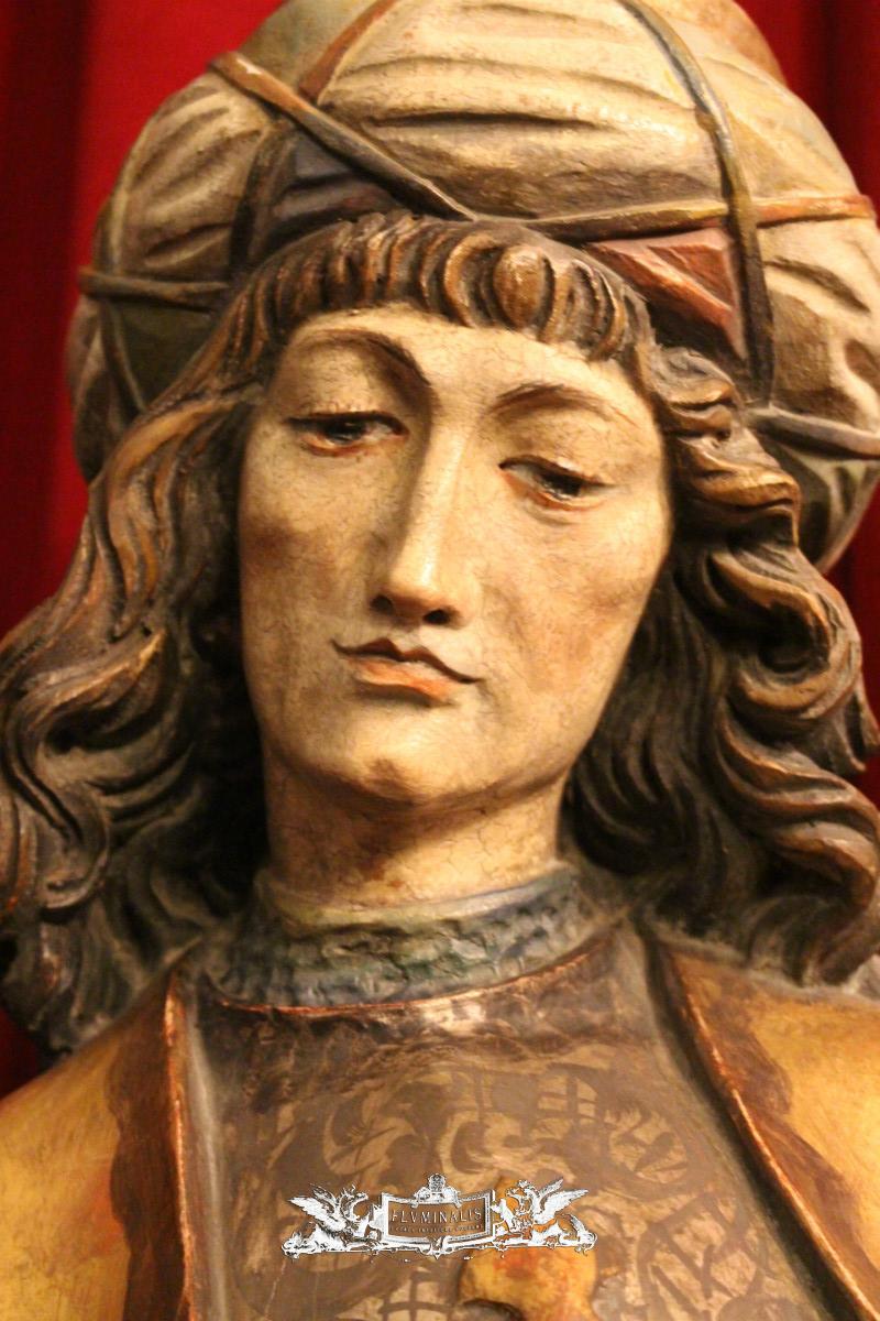 1 Statue St. Florianus (Florian) Invoted As Protector In Danger From ...