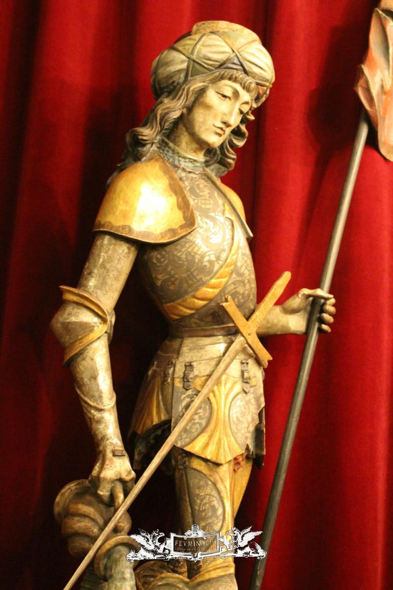 1 Statue St. Florianus (Florian) Invoted As Protector In Danger From ...