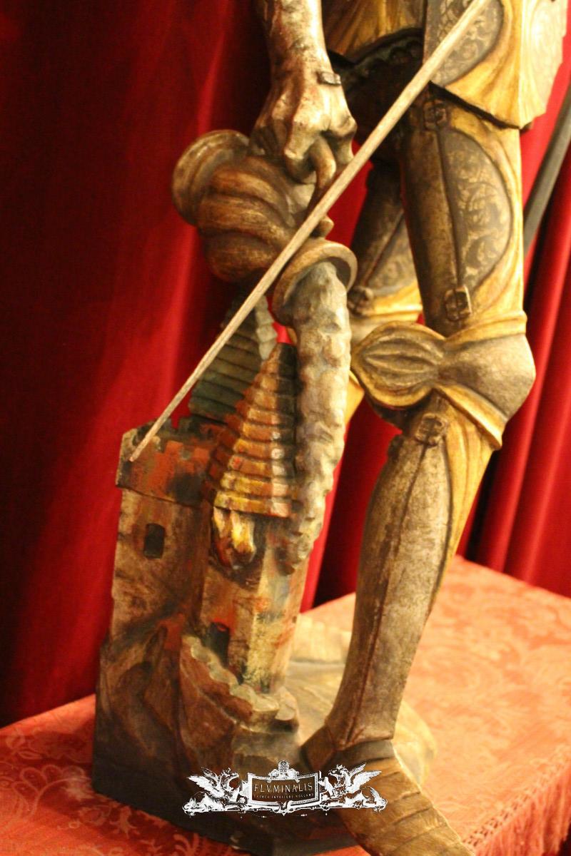 1 Statue St. Florianus (Florian) Invoted As Protector In Danger From ...