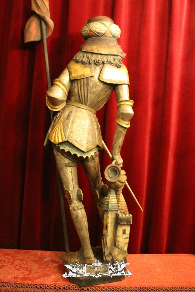1 Statue St. Florianus (Florian) Invoted As Protector In Danger From ...