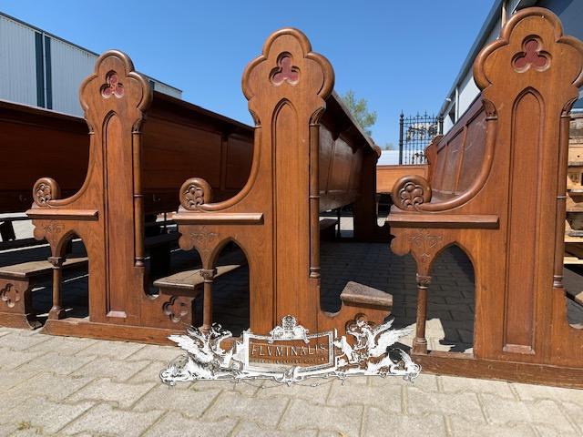 10 Gothic - style Pews From St. Victor Church Afferden ( Gld ) Holland ...