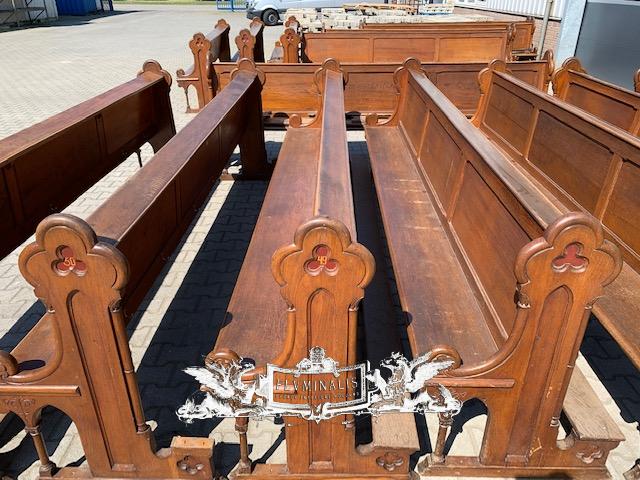 10 Gothic - style Pews From St. Victor Church Afferden ( Gld ) Holland ...