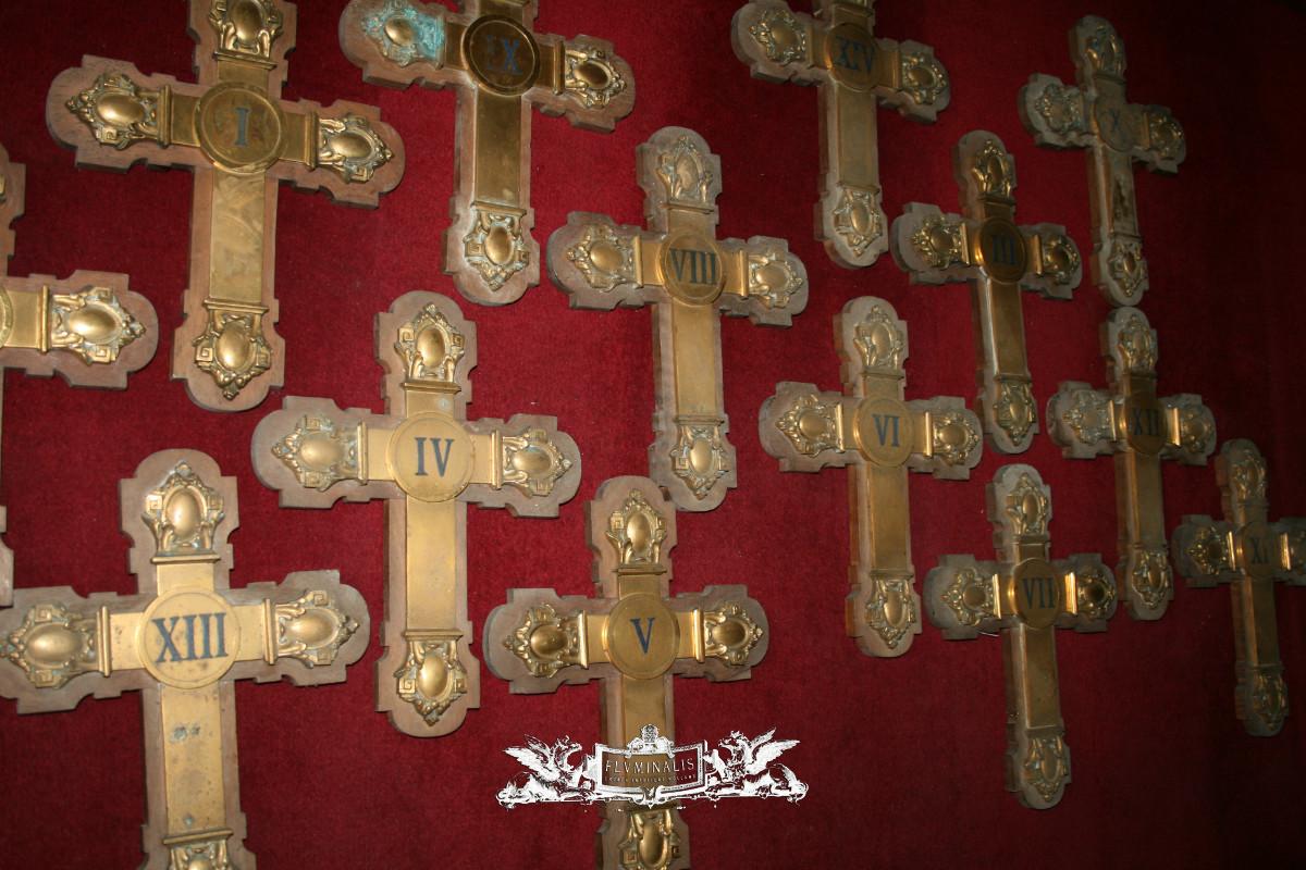 14 Complete Series Of 14 Cross Stations Of The Cross Stations Of