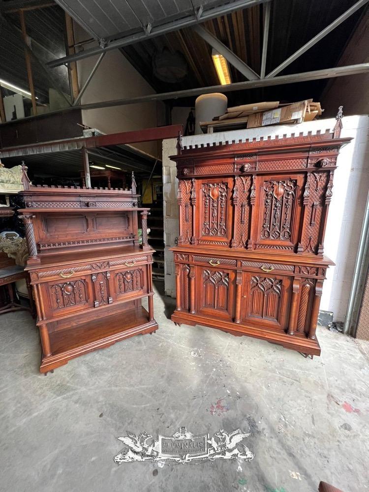 Gothic - style Complete Set Furniture - Tables & Seats & Cabinets ...