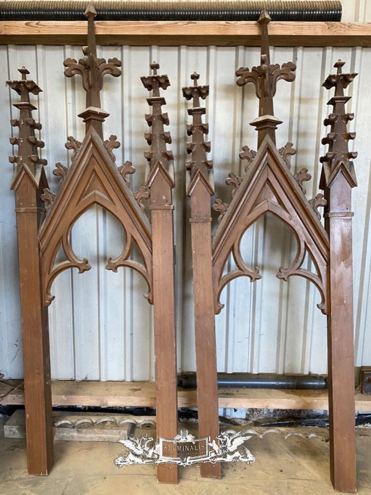 Pair Gothic - style Organ Front Ornaments - New Arrivals 2023 - Fluminalis