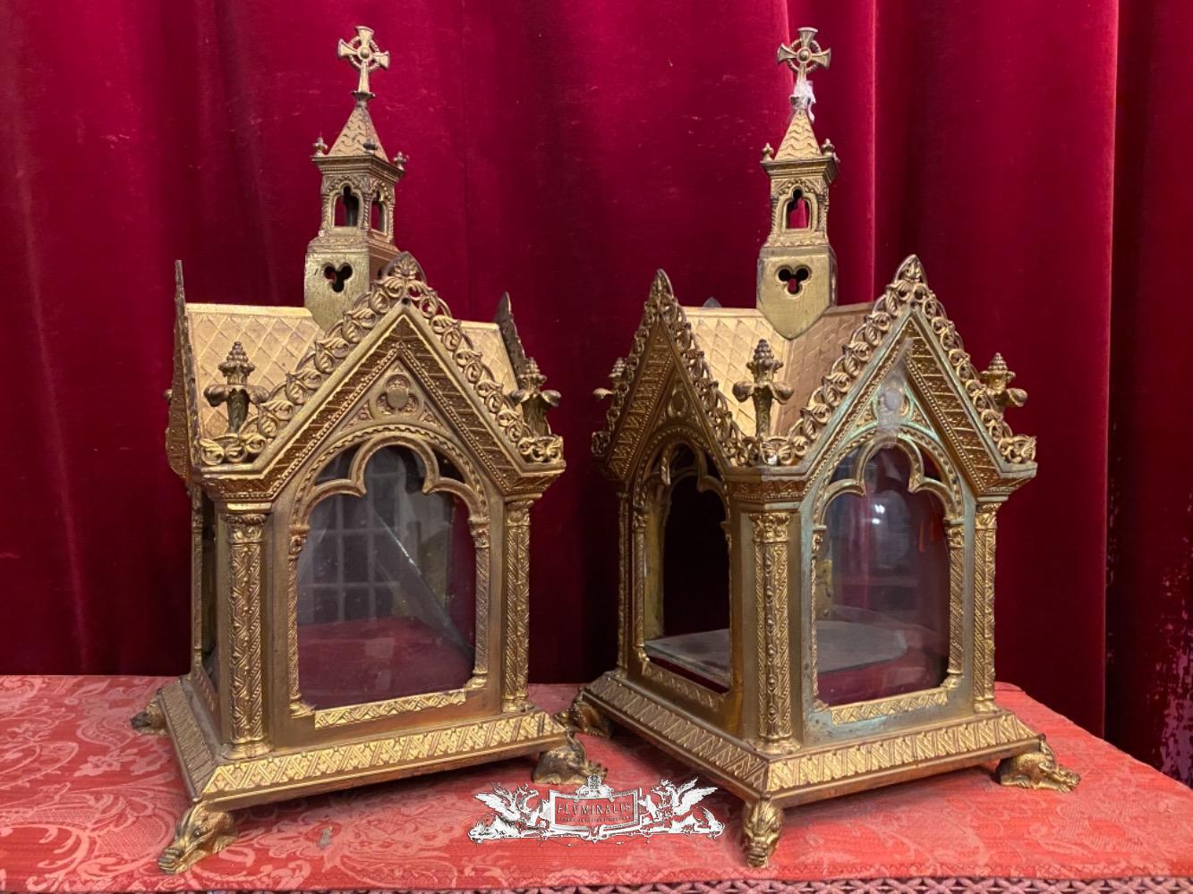 Pair Romanesque - Style Reliquaries - Reliquaries & Relics I - Fluminalis