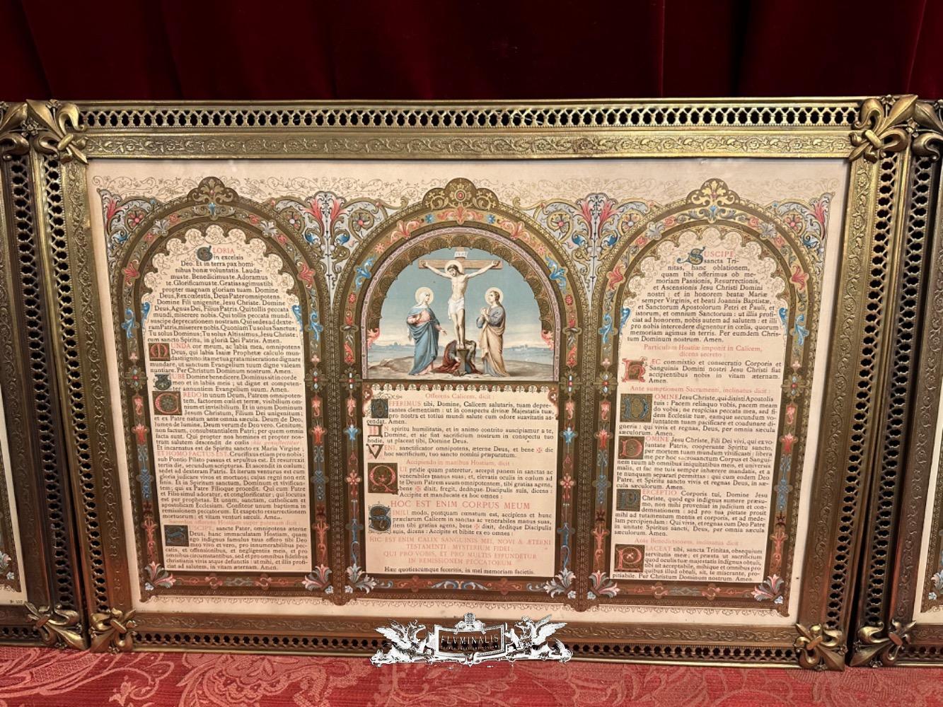 Set Gothic - Style Canon Boards Measurements : 1 X 59 W X 42 H Cm. 2 X ...